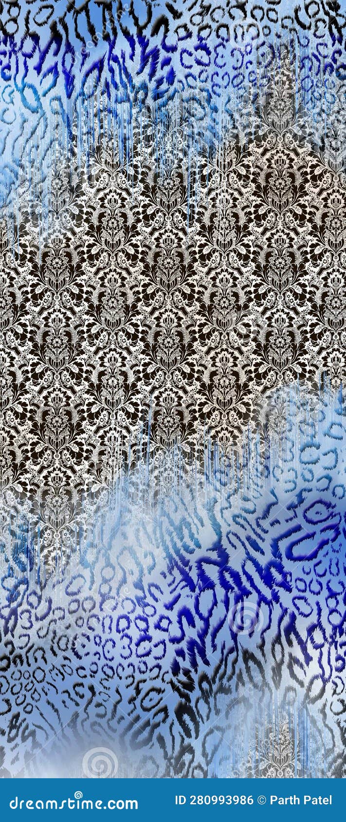 Smooth Glossy Chromed Warped Reflective Metal Surface Texture Stock ...