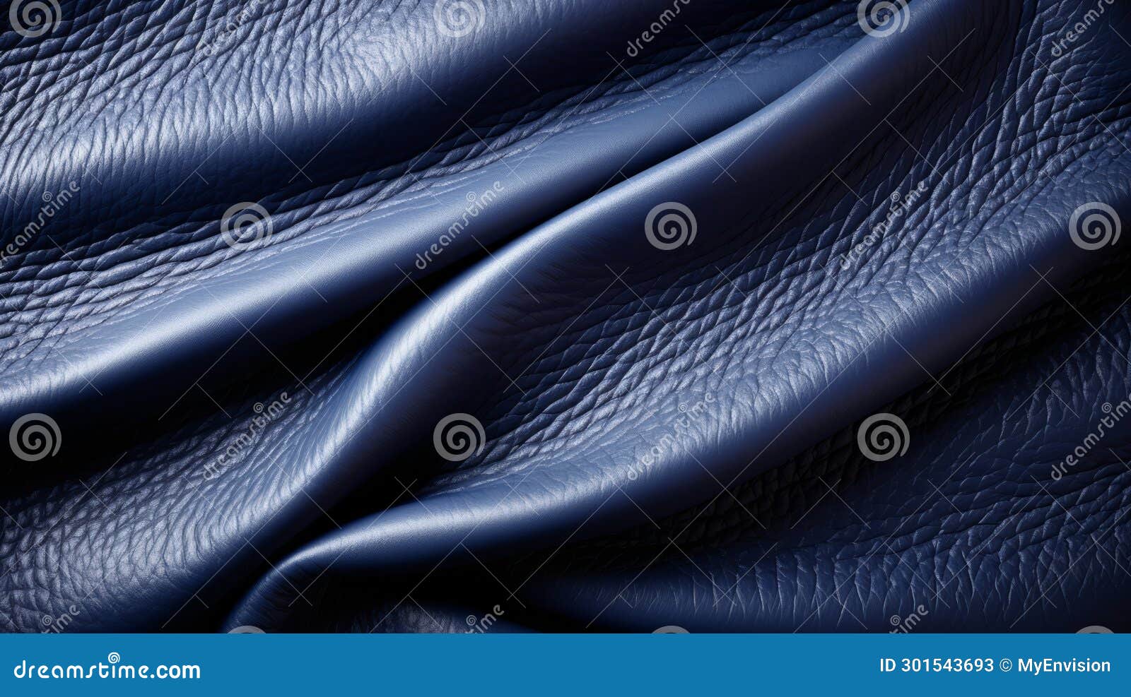 Smooth and Glossy Dark Blue Leather Close Up Stock Illustration ...