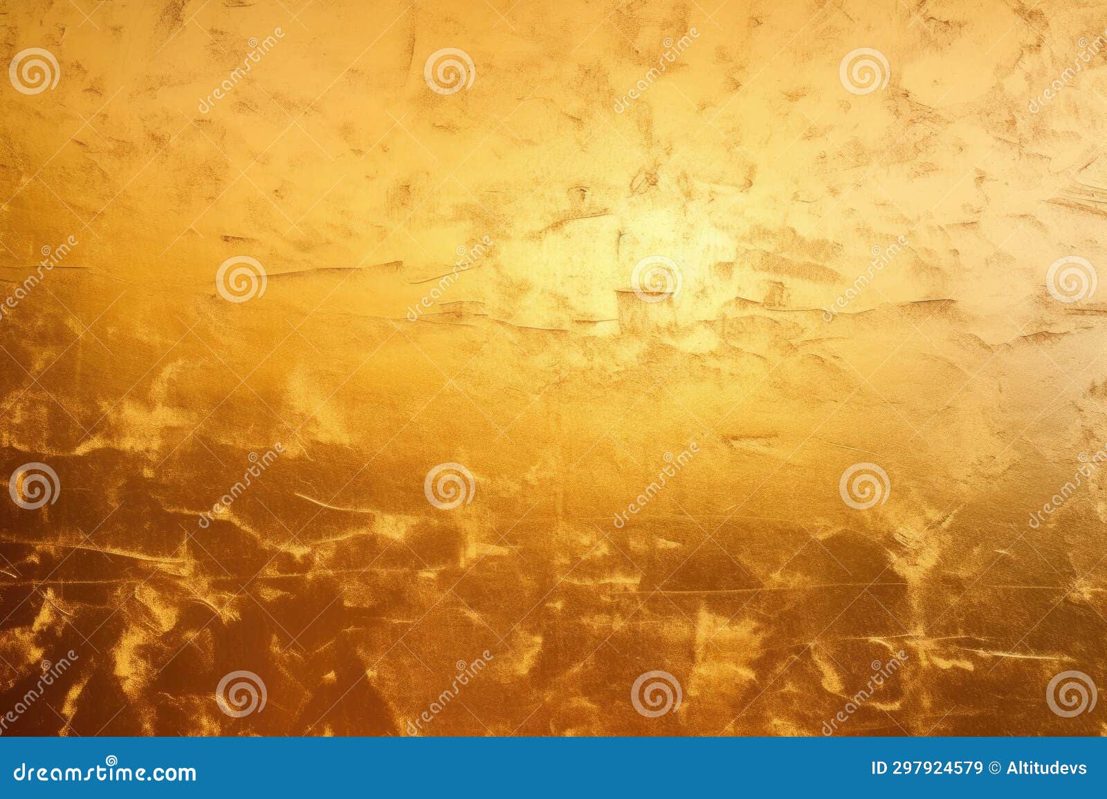 Smooth Gold Surface Under Low-angled Light Stock Image - Image of ...