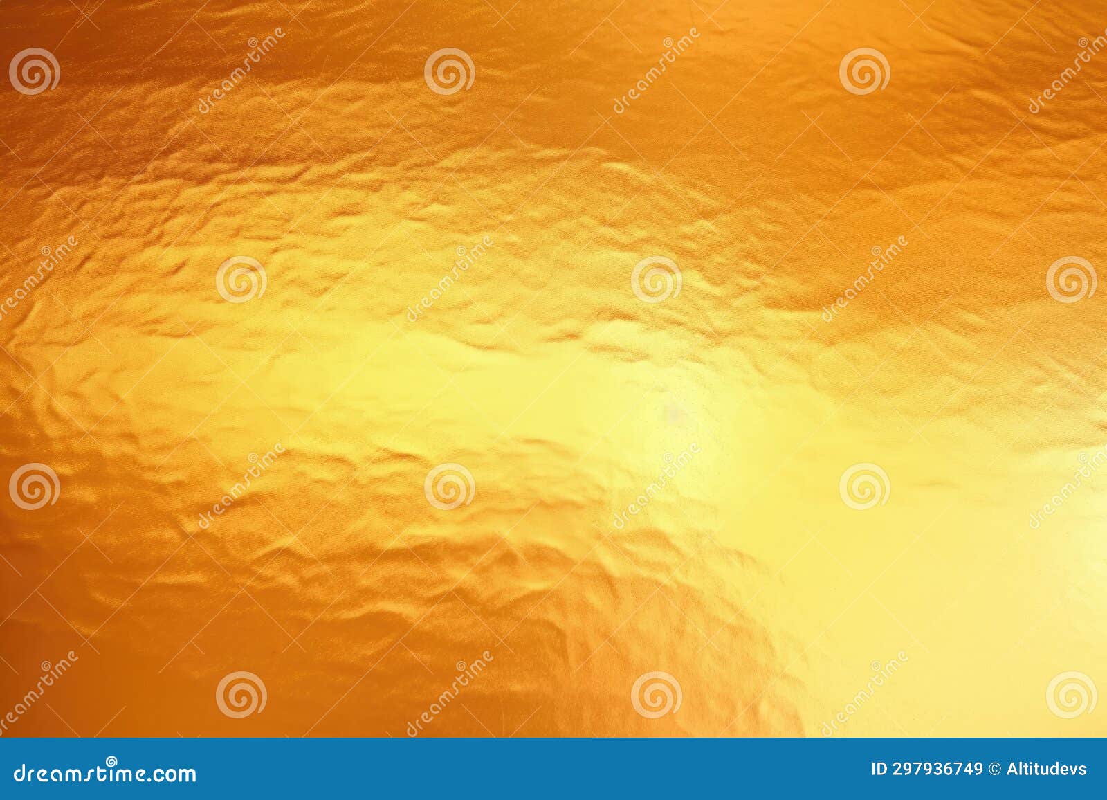 Smooth Gold Surface Under Low-angled Light Stock Image - Image of ...