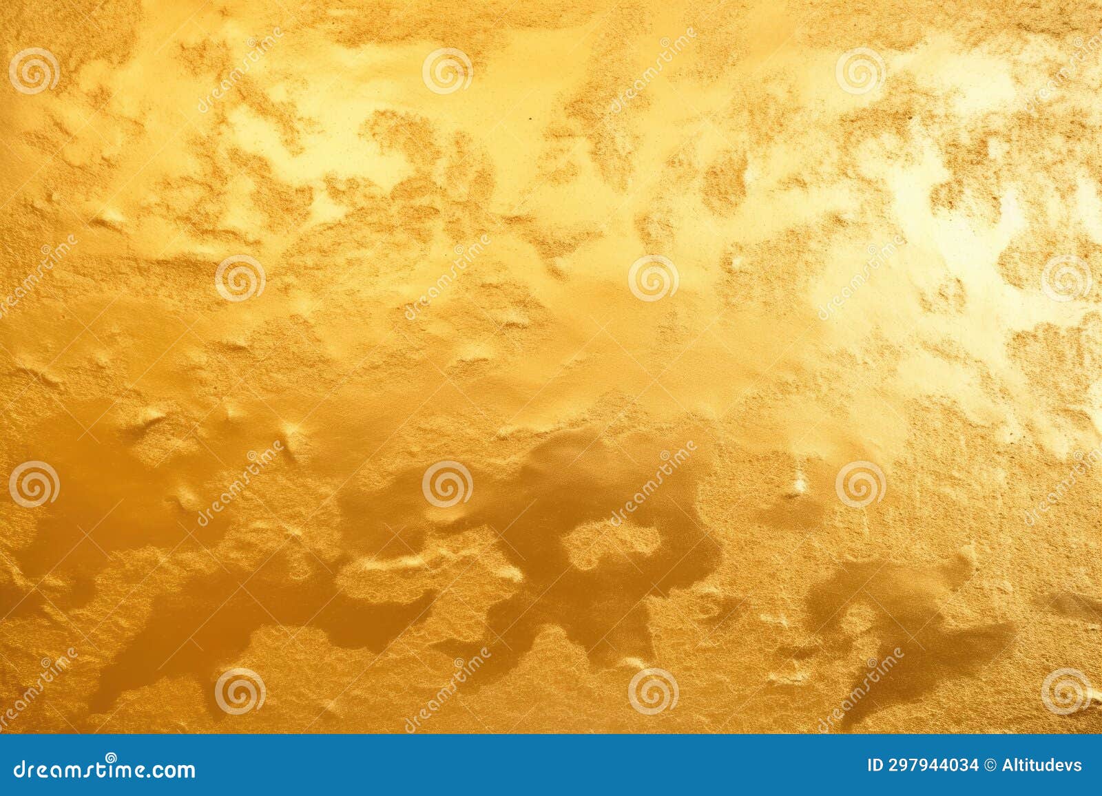 Smooth Gold Surface Under Low-angled Light Stock Photo - Image of ...