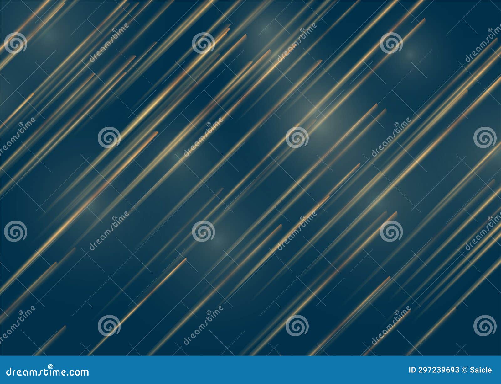 Smooth Golden Rays Abstract Tech Background Stock Vector - Illustration ...