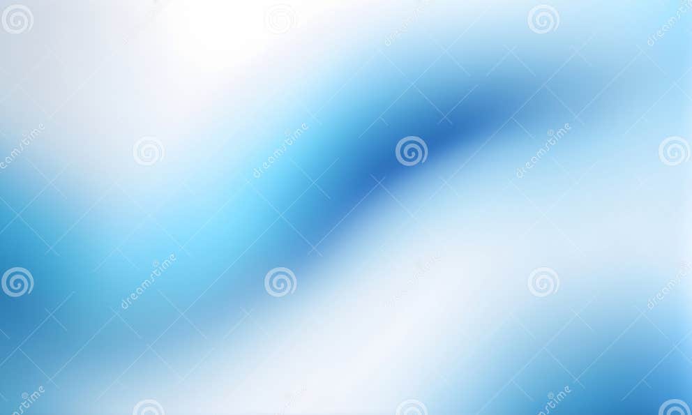 Smooth Gradient Blue and White Abstract Backdrop Stock Illustration ...
