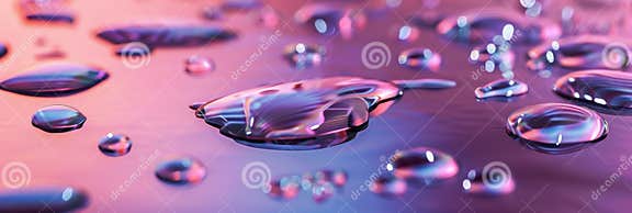 A Smooth Gradient of Rectangular Water Drops Fading into the Background ...