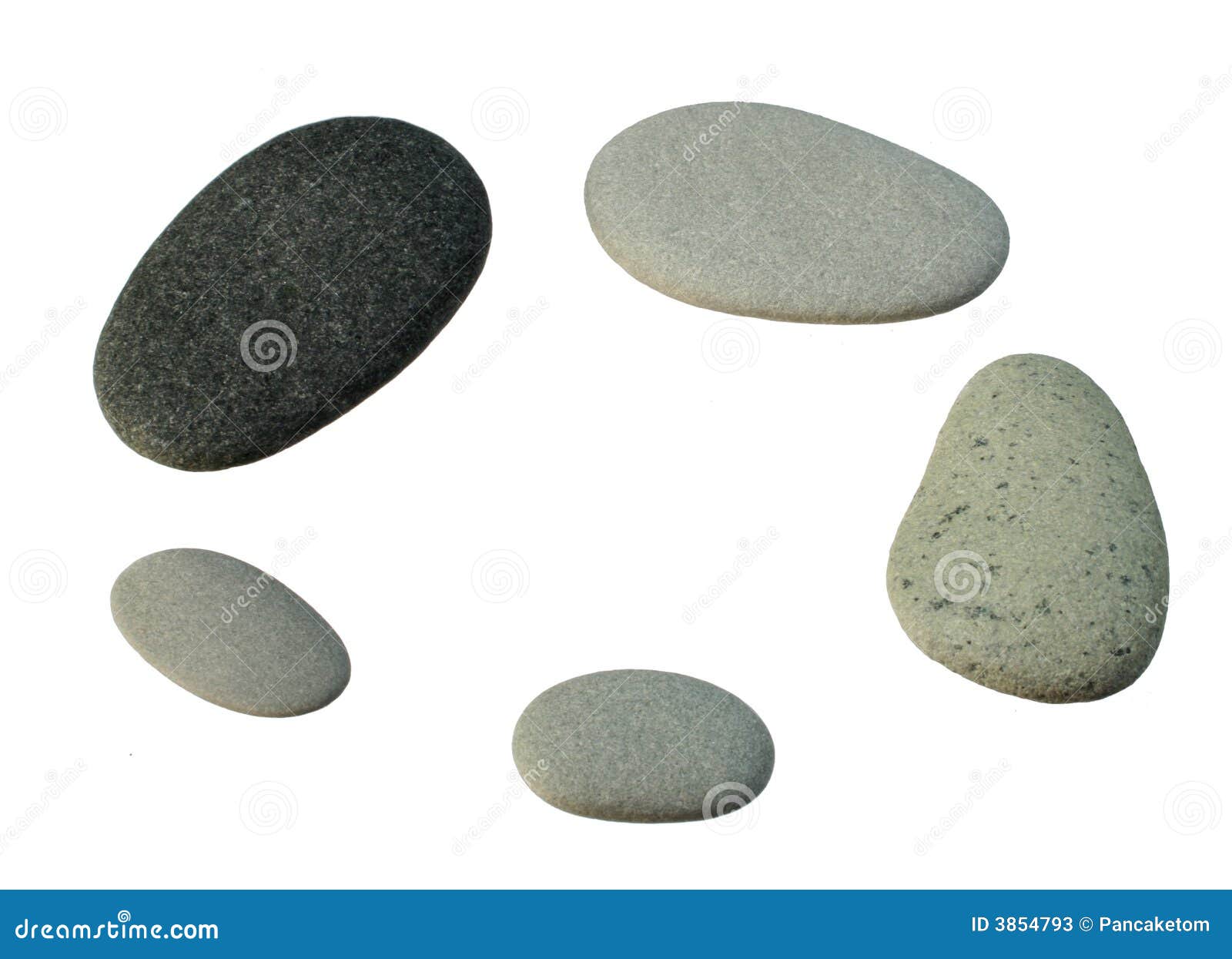 Smooth gray pebbles stock image. Image of grained, cobble - 3854793