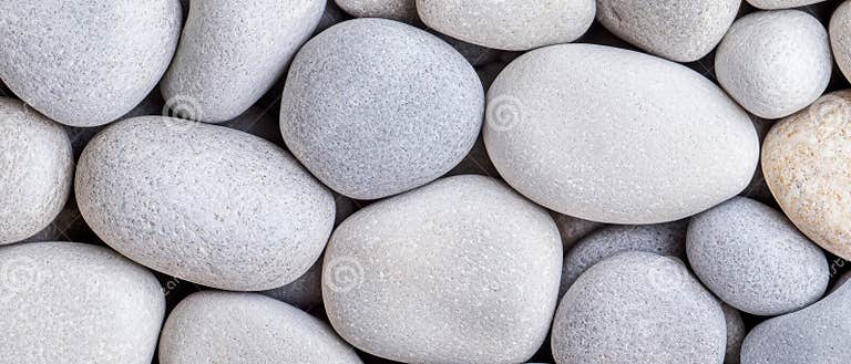 Smooth gray river rocks stock illustration. Illustration of textures ...
