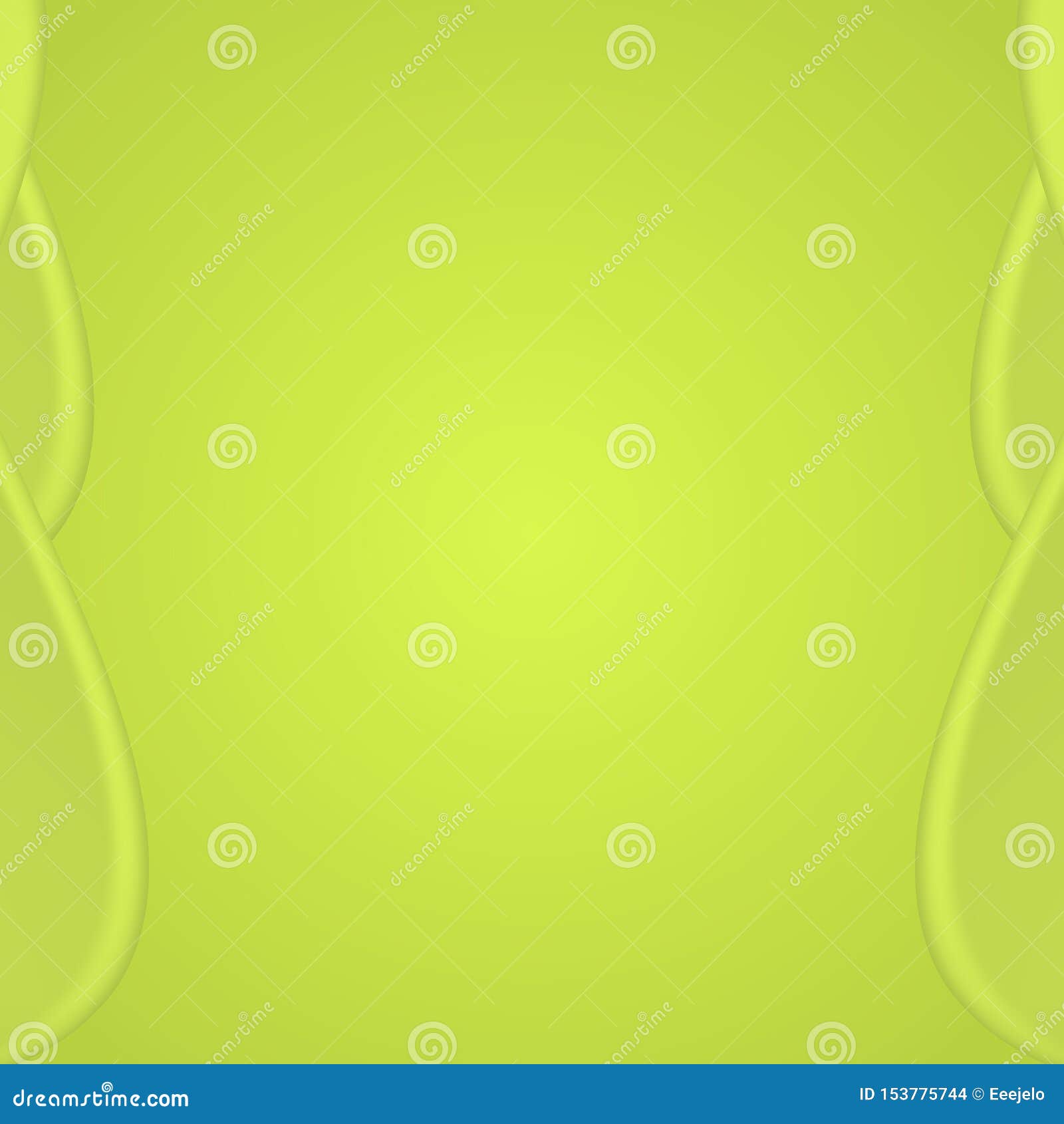 Smooth Green Borders on a Green Background. Abstract Background of ...