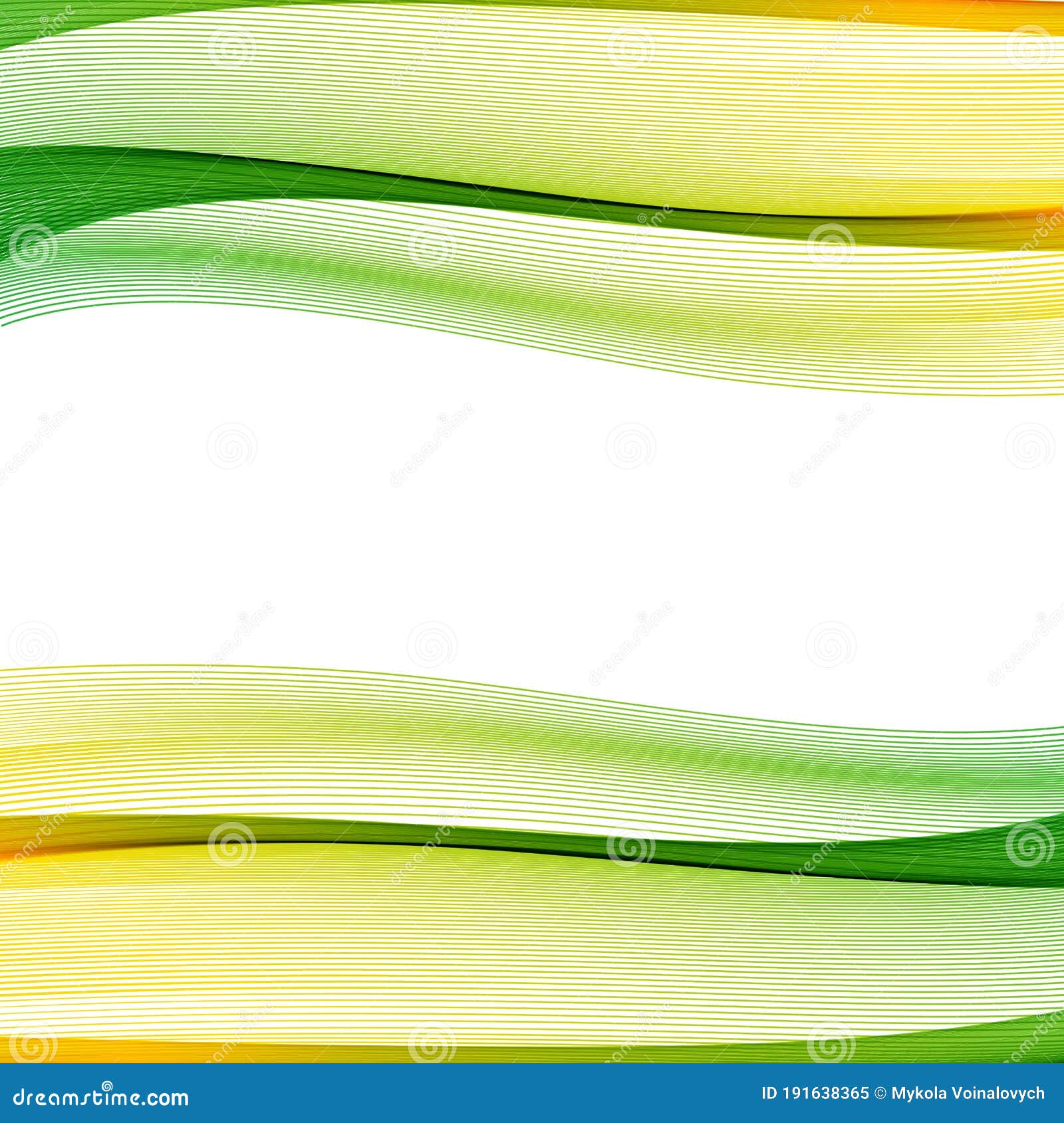 Smooth Green, Transparent Lines.Abstract Vector Background Wave. Eps10 ...