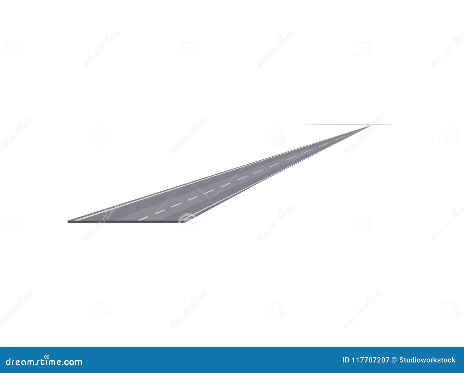 Smooth Highway in Diagonal Element Stock Vector - Illustration of path ...