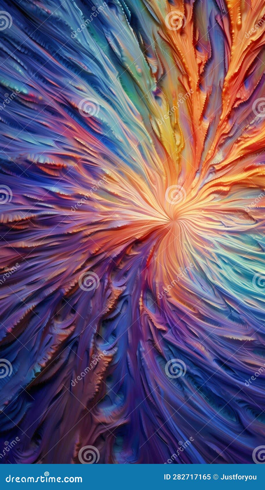Smooth Inner Vortex Colorful Abstract Background. Generative Ai Stock ...
