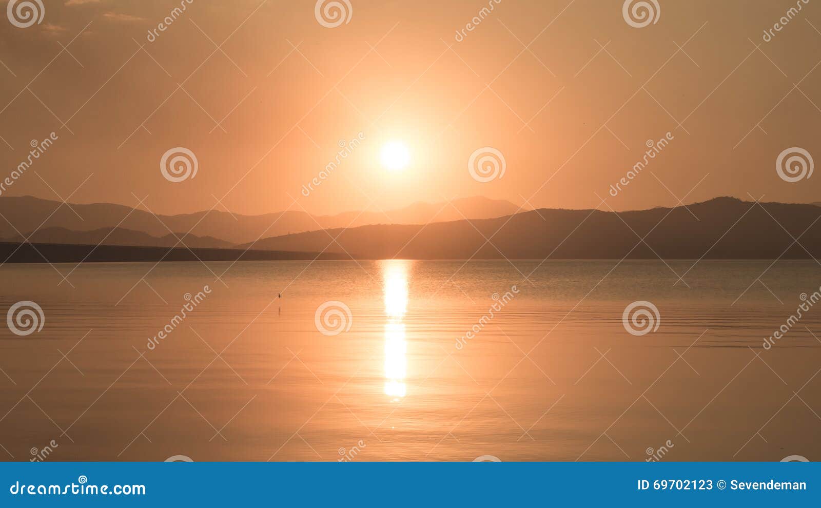Smooth landscape of lake. stock image. Image of lake - 69702123