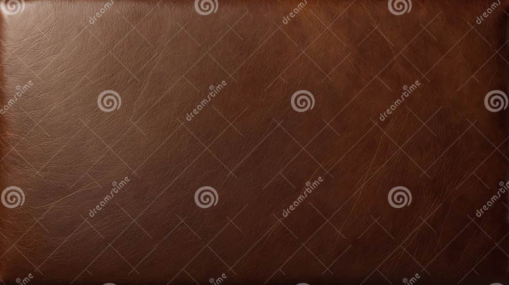 Smooth Leather Surface with Fine Grain Texture and Warm Brown Tones ...