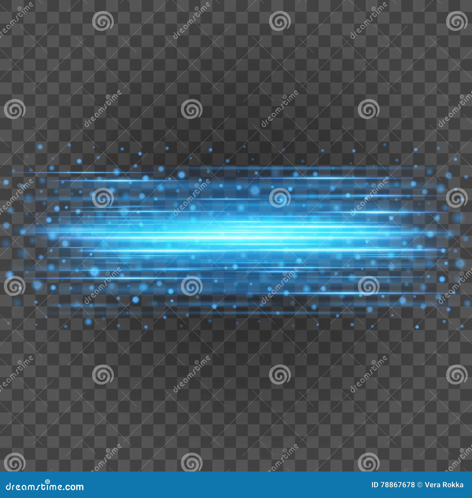 Smooth Light Blue Lines on Transparency Background Vector Illustration ...