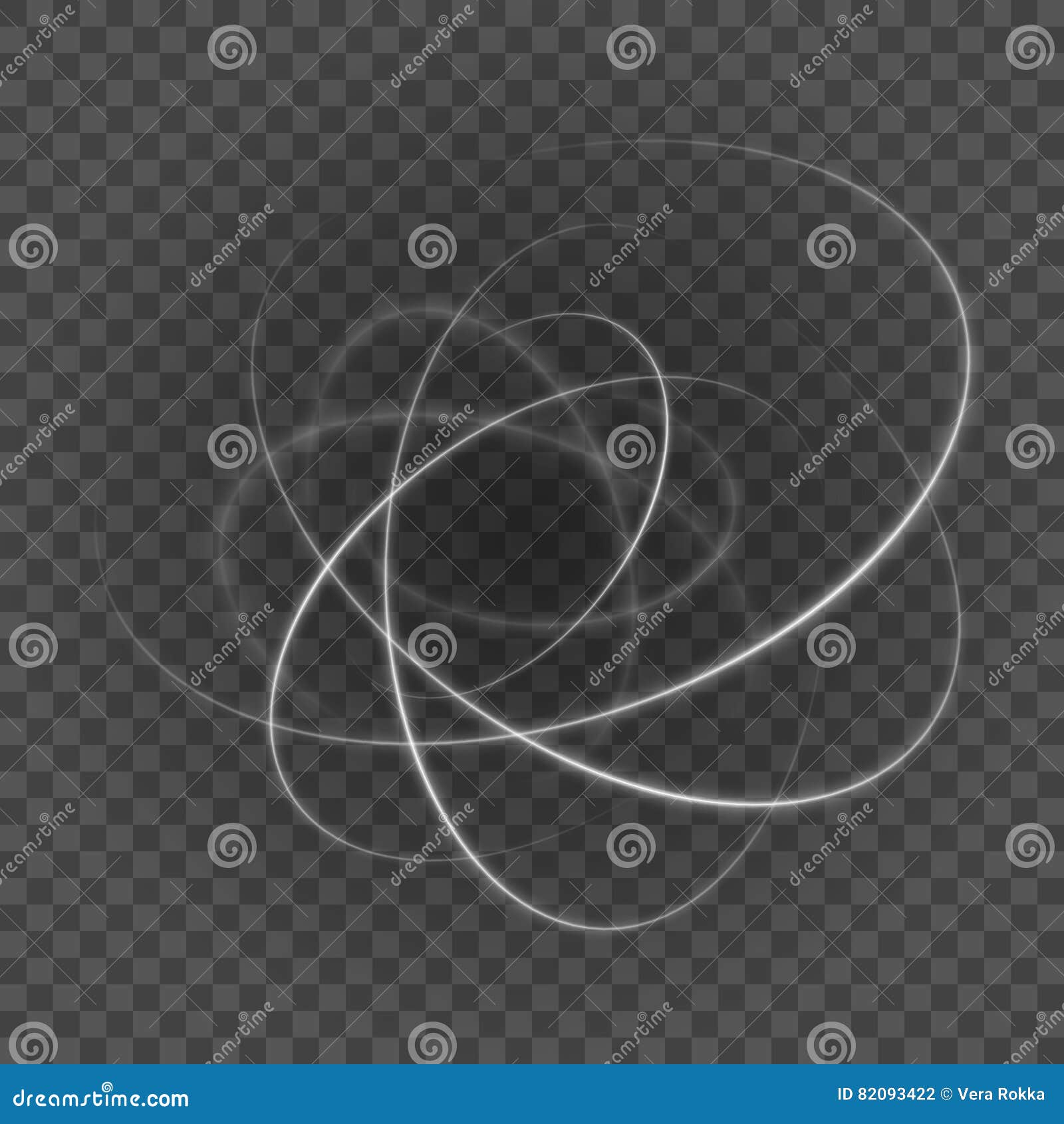 Smooth Light Gray Lines on Transparency Background Illustration. Stock ...