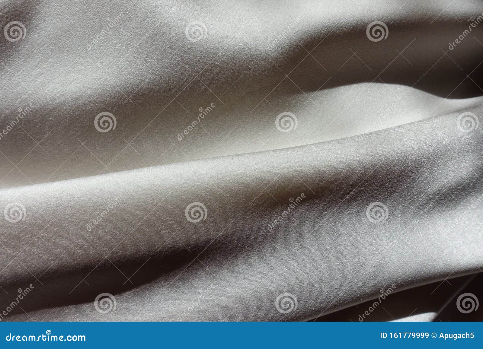 Smooth Grey Chiffon Fabric in Soft Folds Stock Image - Image of light ...