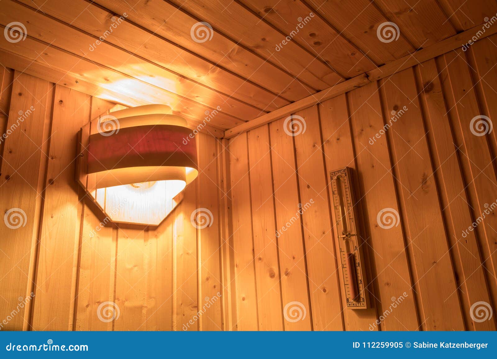 Wellness in a sauna stock image. Image of health, lamp - 112259905