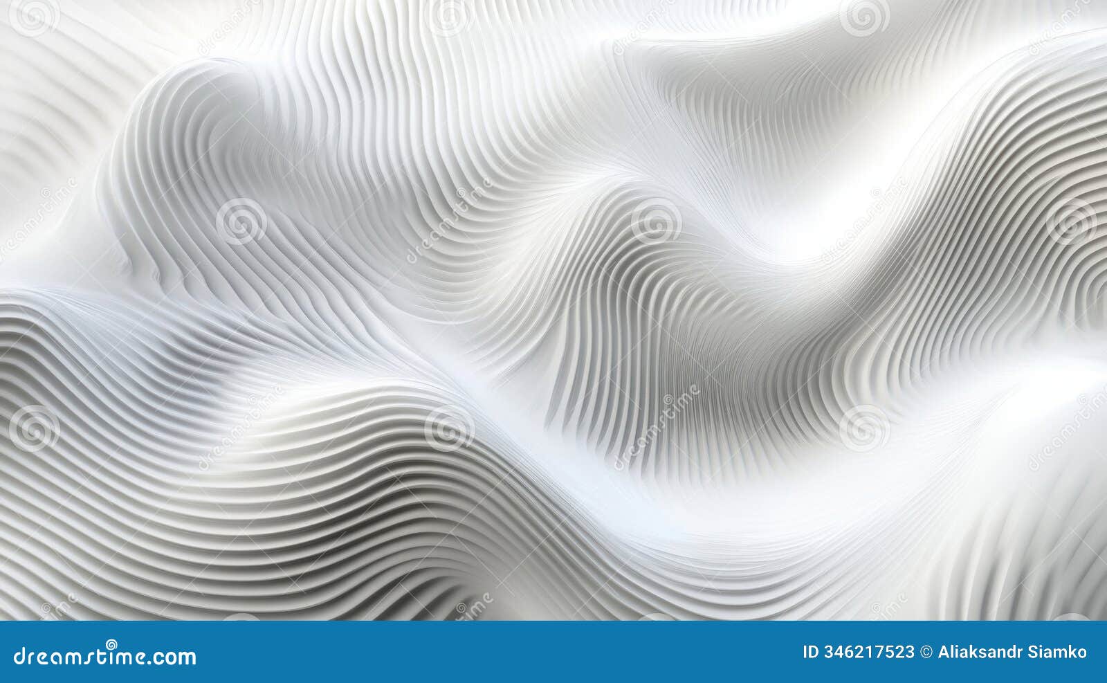 Smooth Linear Wave Textures in Futuristic Style Stock Illustration ...