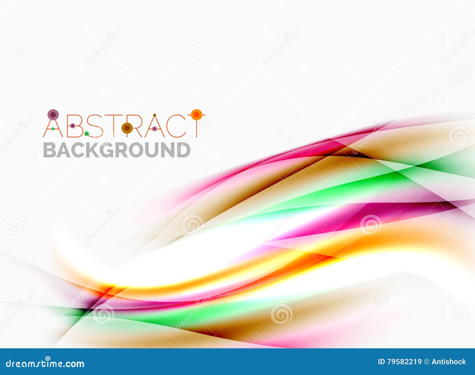 Smooth Lines, Abstract Background Stock Vector - Illustration of blur ...