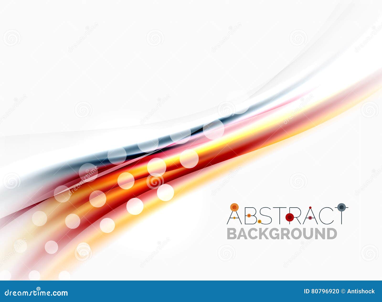 Smooth Lines, Abstract Background Stock Vector - Illustration of flow ...