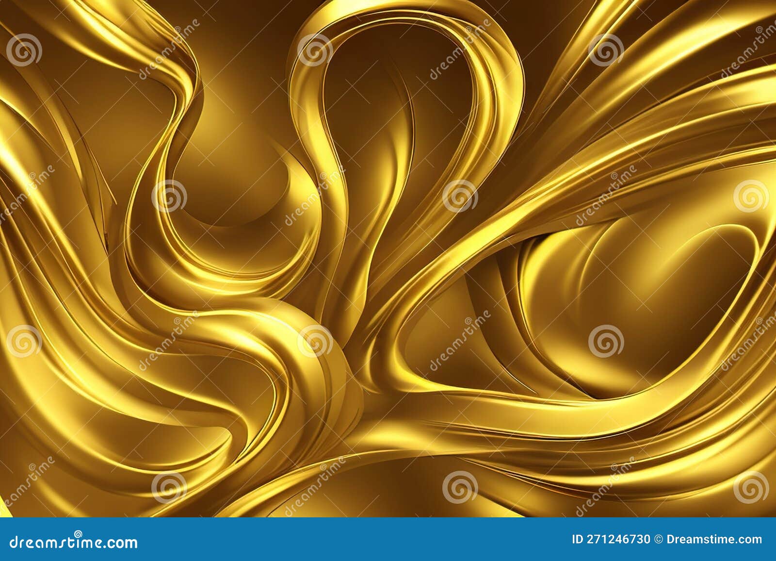 Smooth Liquid Gold Texture Background Stock Illustration - Illustration ...