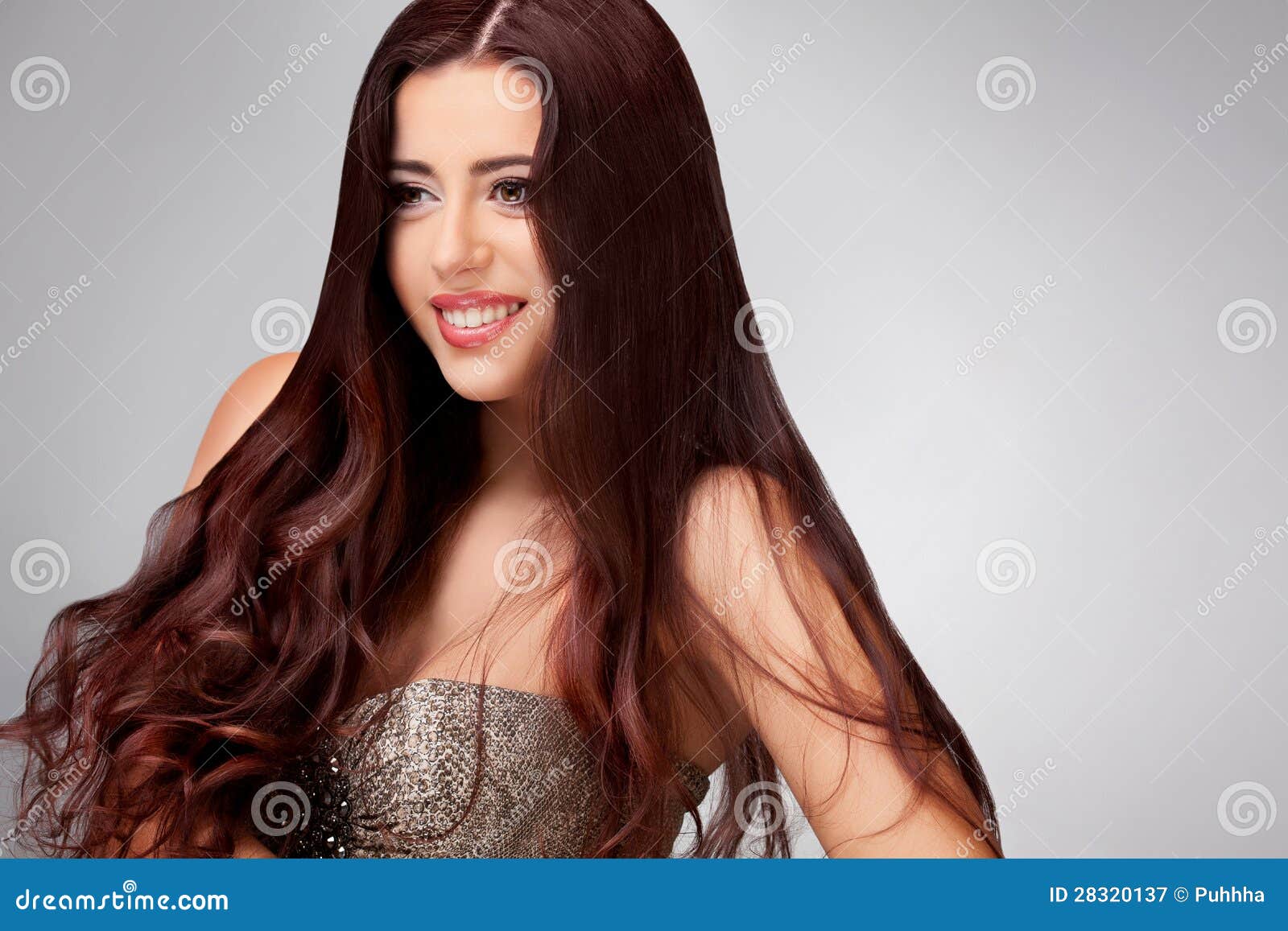 Smooth Long Hair. High Quality Image Stock Image - Image of long ...