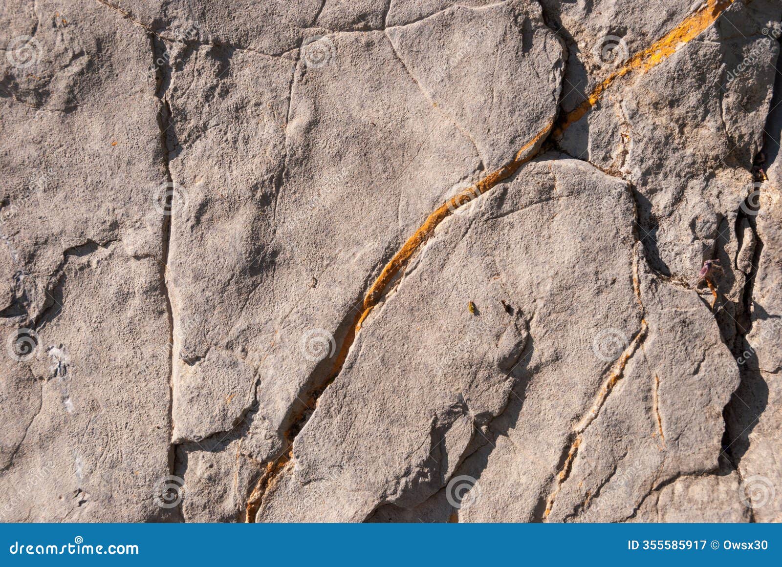 Smooth Natural Stone with Unique Surface Texture Stock Image - Image of ...