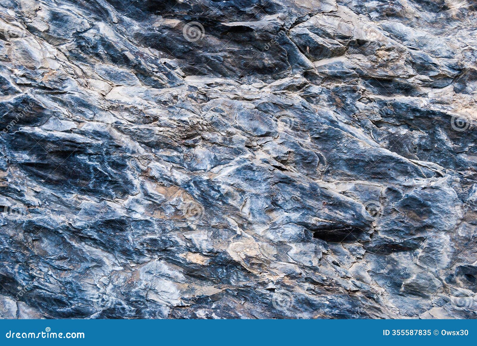 Smooth Natural Stone with Unique Surface Texture Stock Image - Image of ...