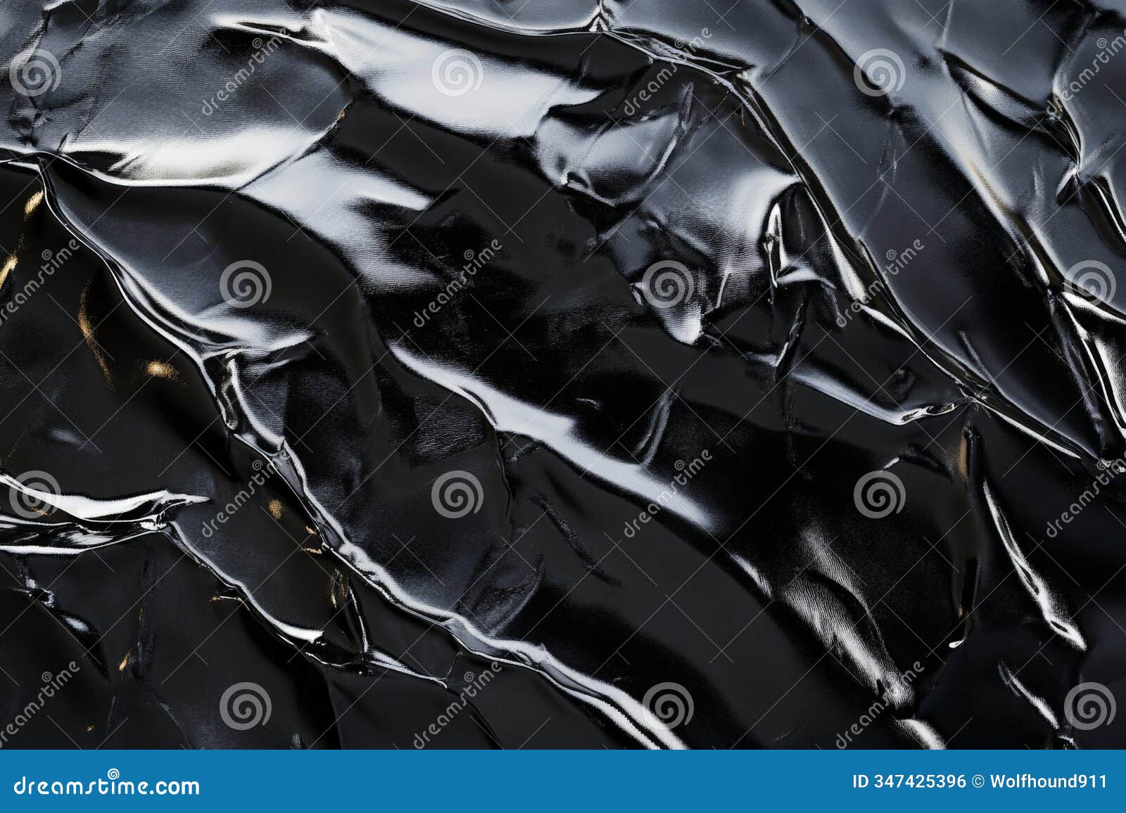 Smooth Obsidian Texture, Deep Black Surface with Glossy Reflections and ...