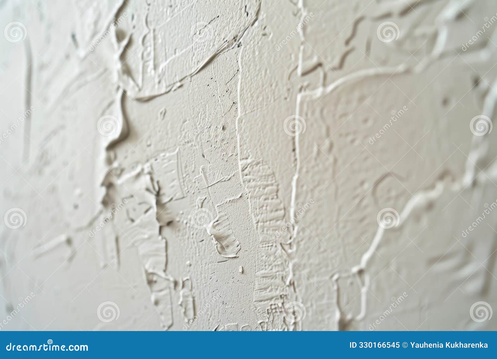 Smooth Off-White Drywall Surface Close-Up Stock Illustration ...