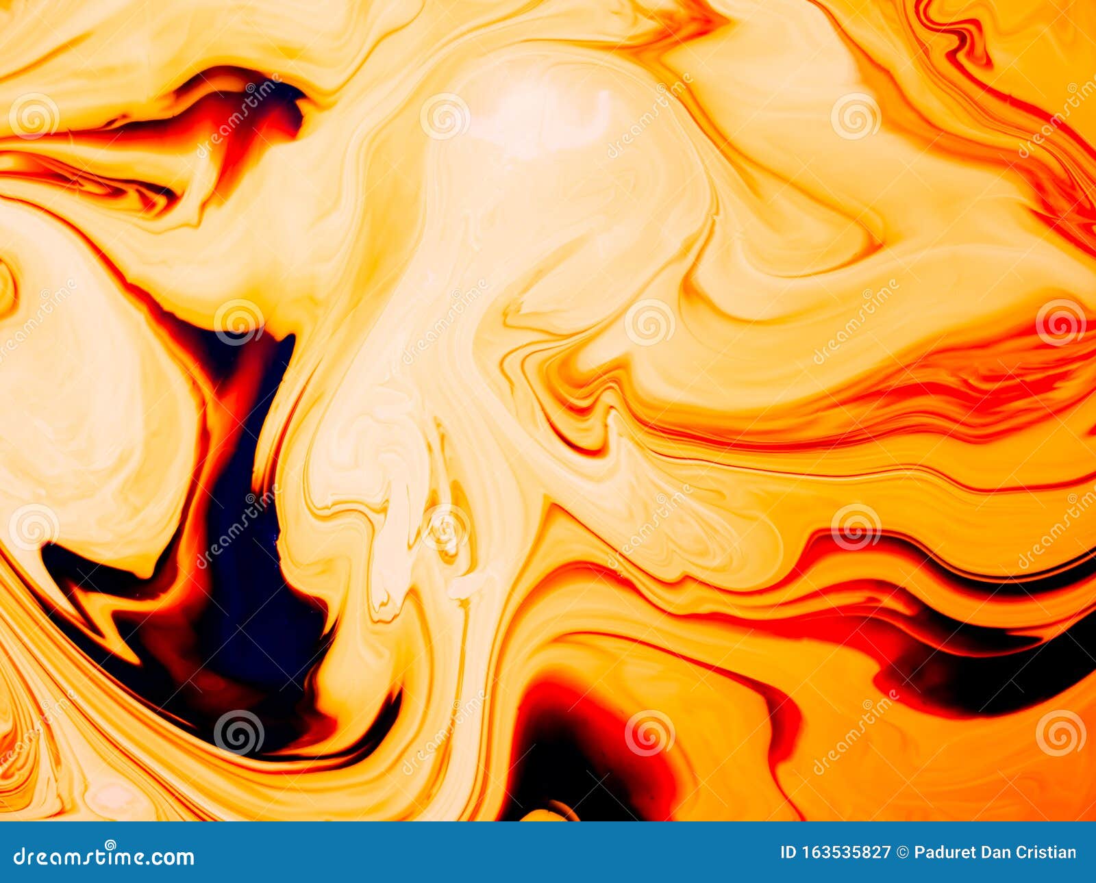 Smooth Orange Acrylic Texture with Curves and Unique Pattern Stock ...