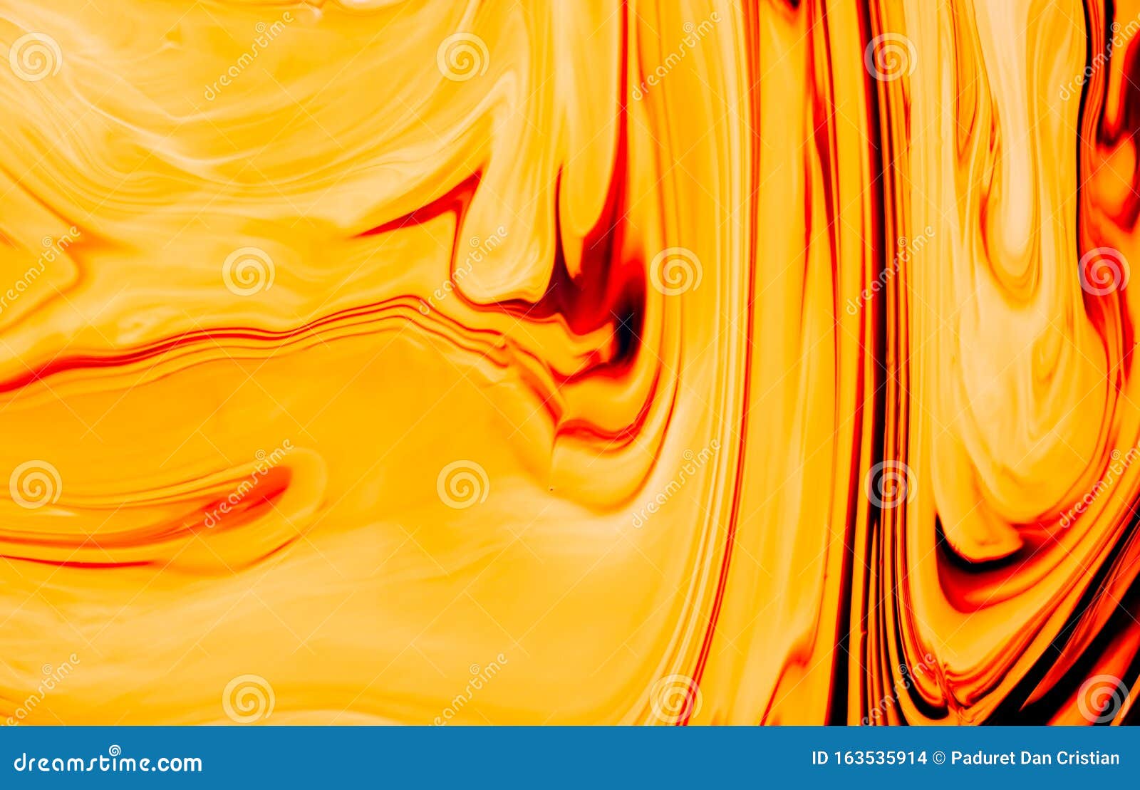 Smooth Orange Acrylic Texture with Curves and Unique Pattern Stock ...