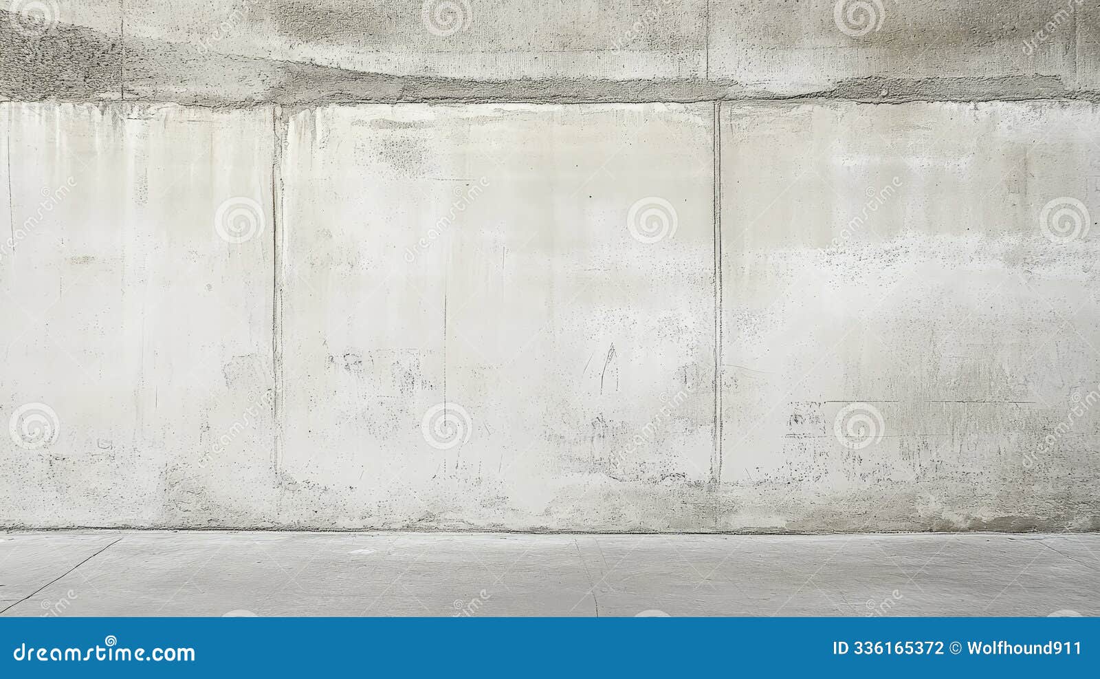 A Smooth, Pale Concrete Wall with Faint Swirl Marks from the Finishing ...
