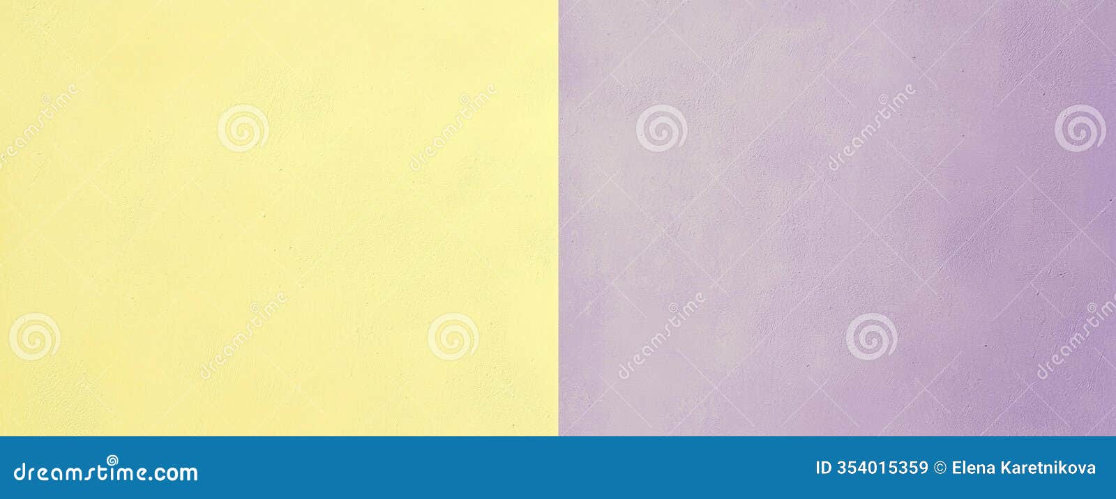 Smooth Pastel Yellow and Purple Backgrounds are Divided Vertically ...
