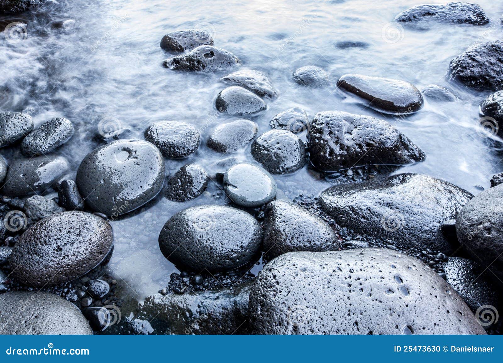 Smooth pebble stones beach stock photo. Image of large - 25473630