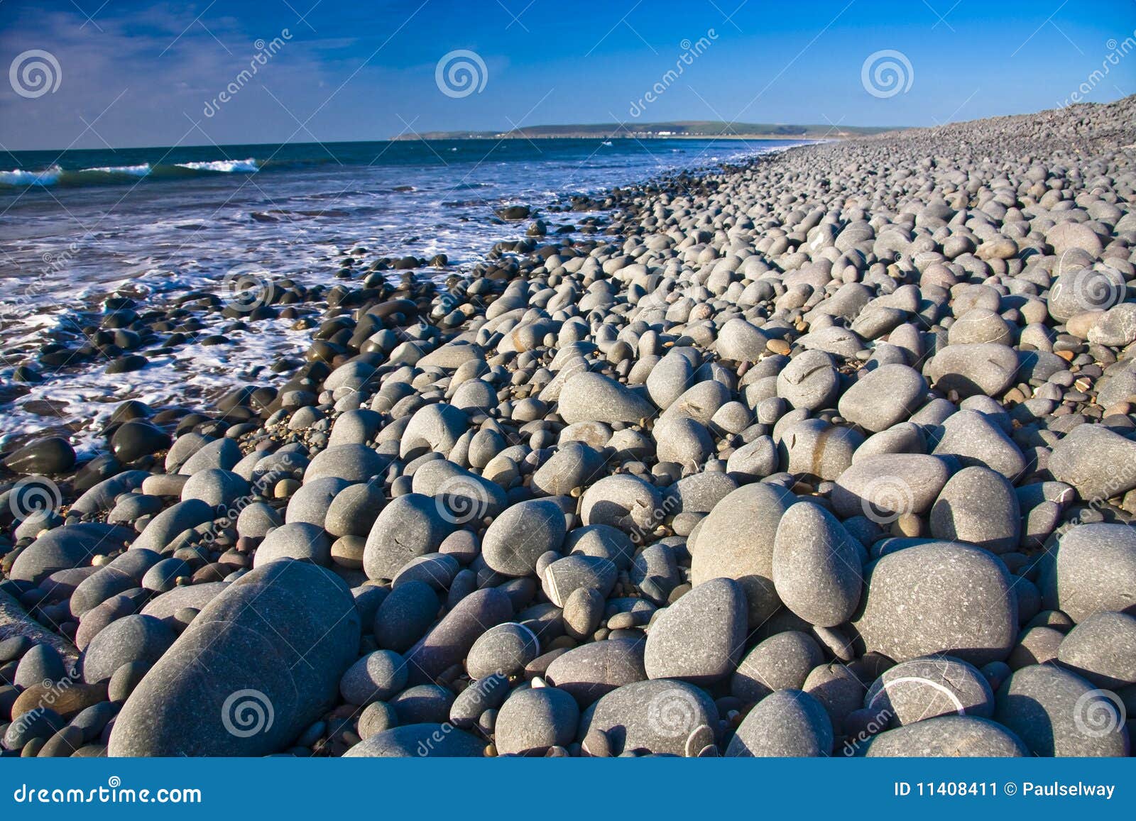 Smooth pebbles stock image. Image of stones, seasonal - 11408411