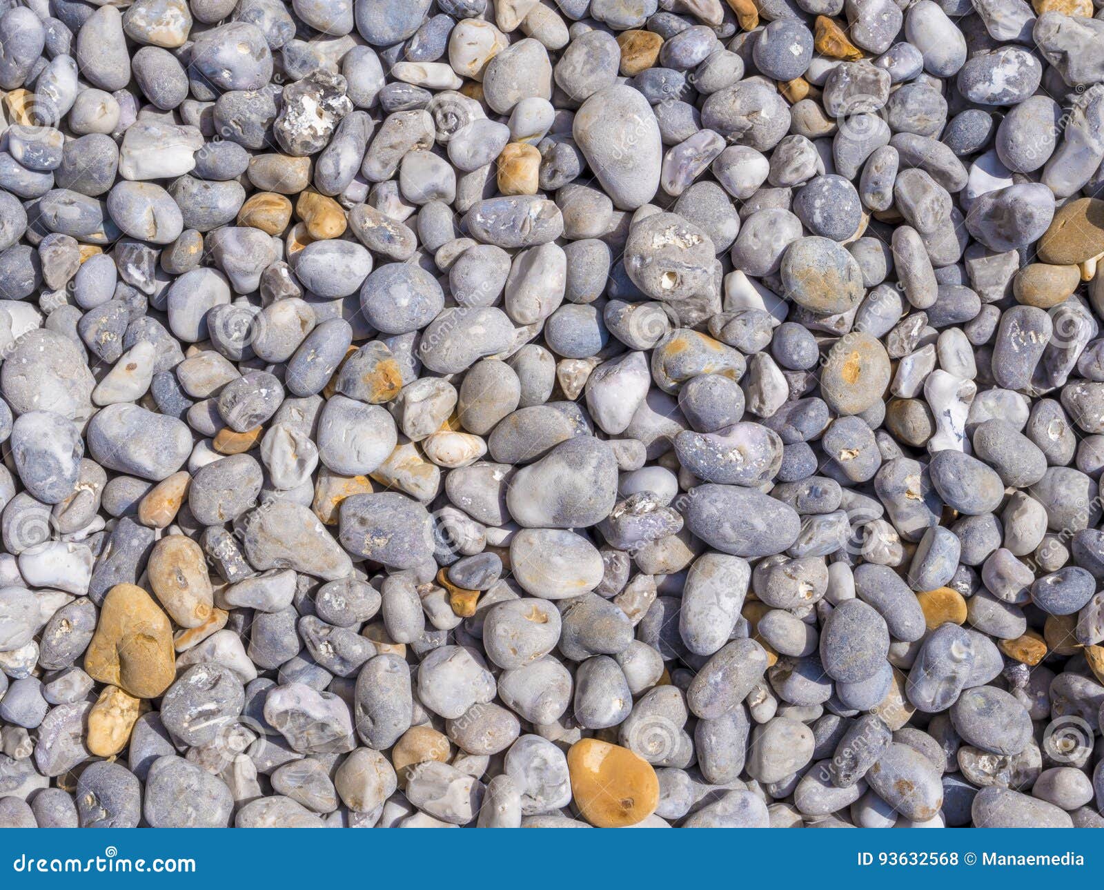 Smooth Pebbles of Different Colors and Sizes Stock Photo - Image of ...
