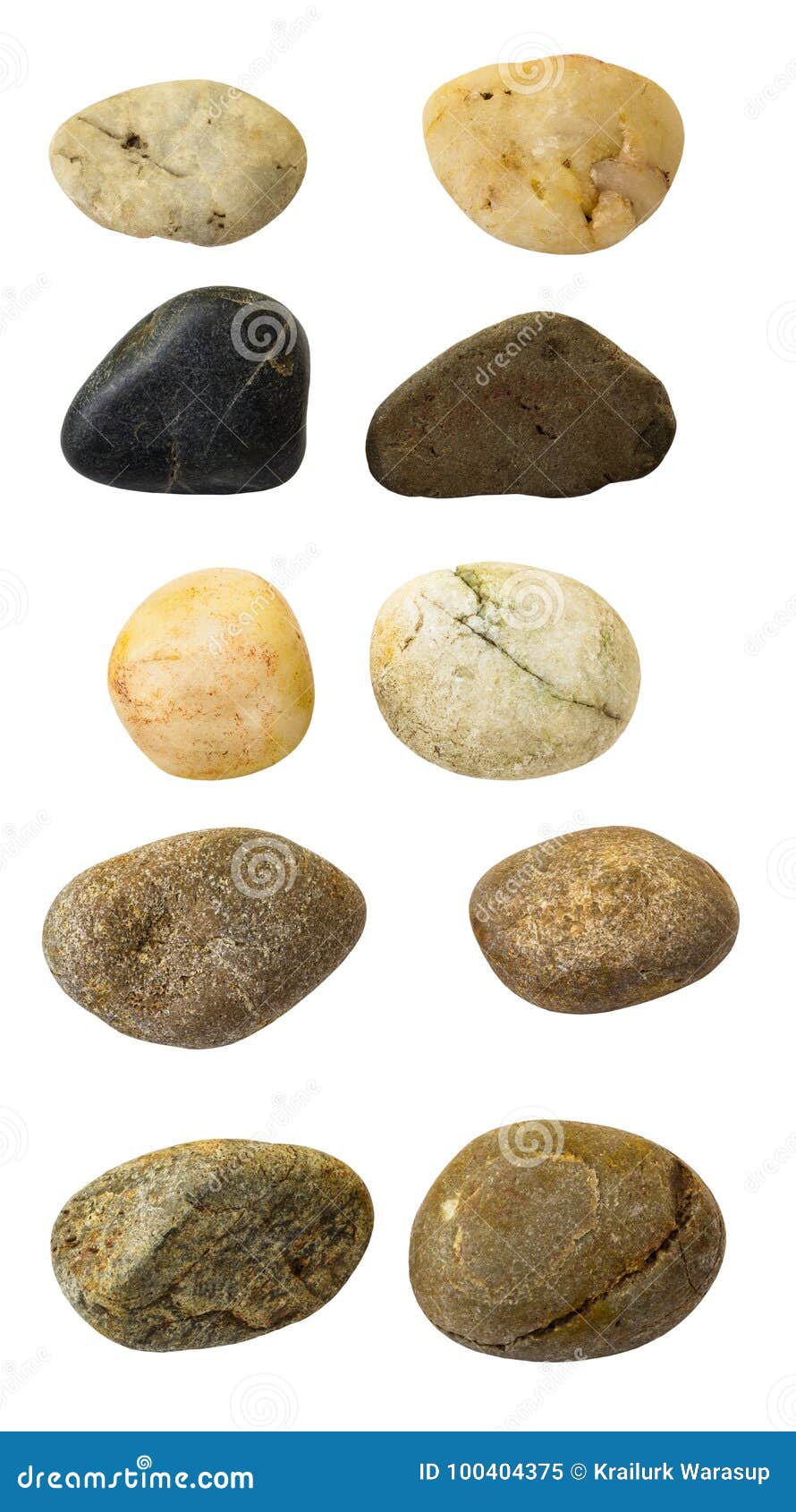 Smooth pebbles stock image. Image of pebble, pebbles - 100404375