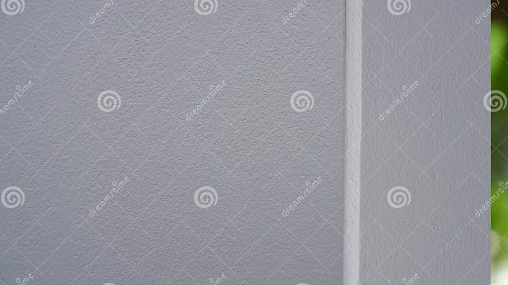 Smooth Plaster Walls and Pillar Stock Photo - Image of smooth, walls ...