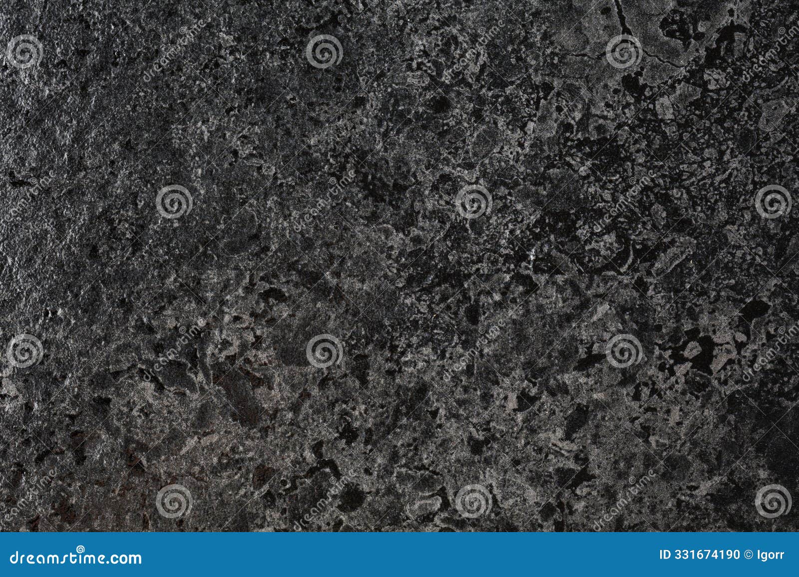 Smooth and Polished Black Stone Stock Photo - Image of closeup ...