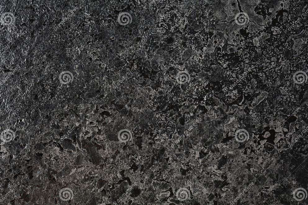 Smooth and Polished Black Stone Stock Photo - Image of closeup ...