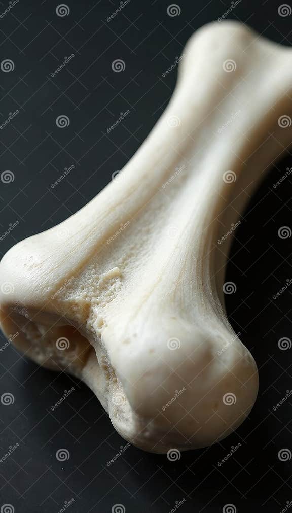 Smooth Polished Bone Surface Subtle Striations Visible Anatomy Detail ...