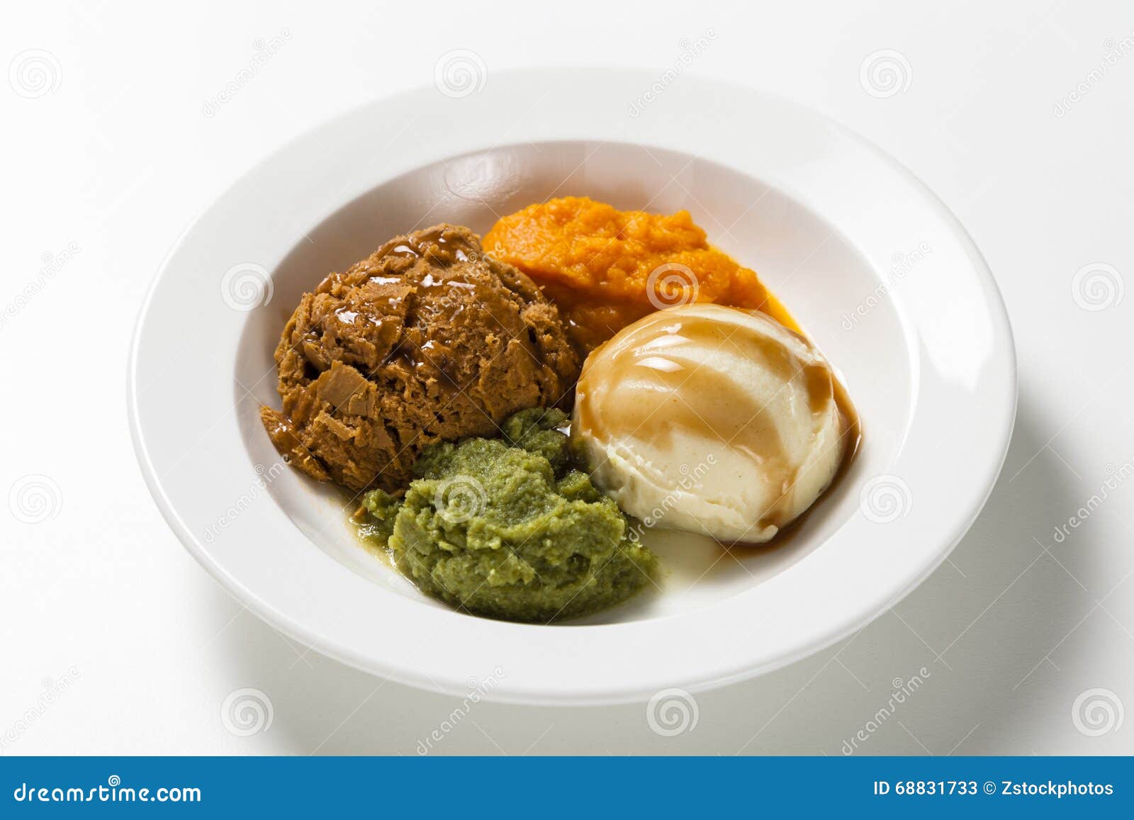 Smooth Pure Meal, Hospital Food. Stock Image - Image of plate, food ...