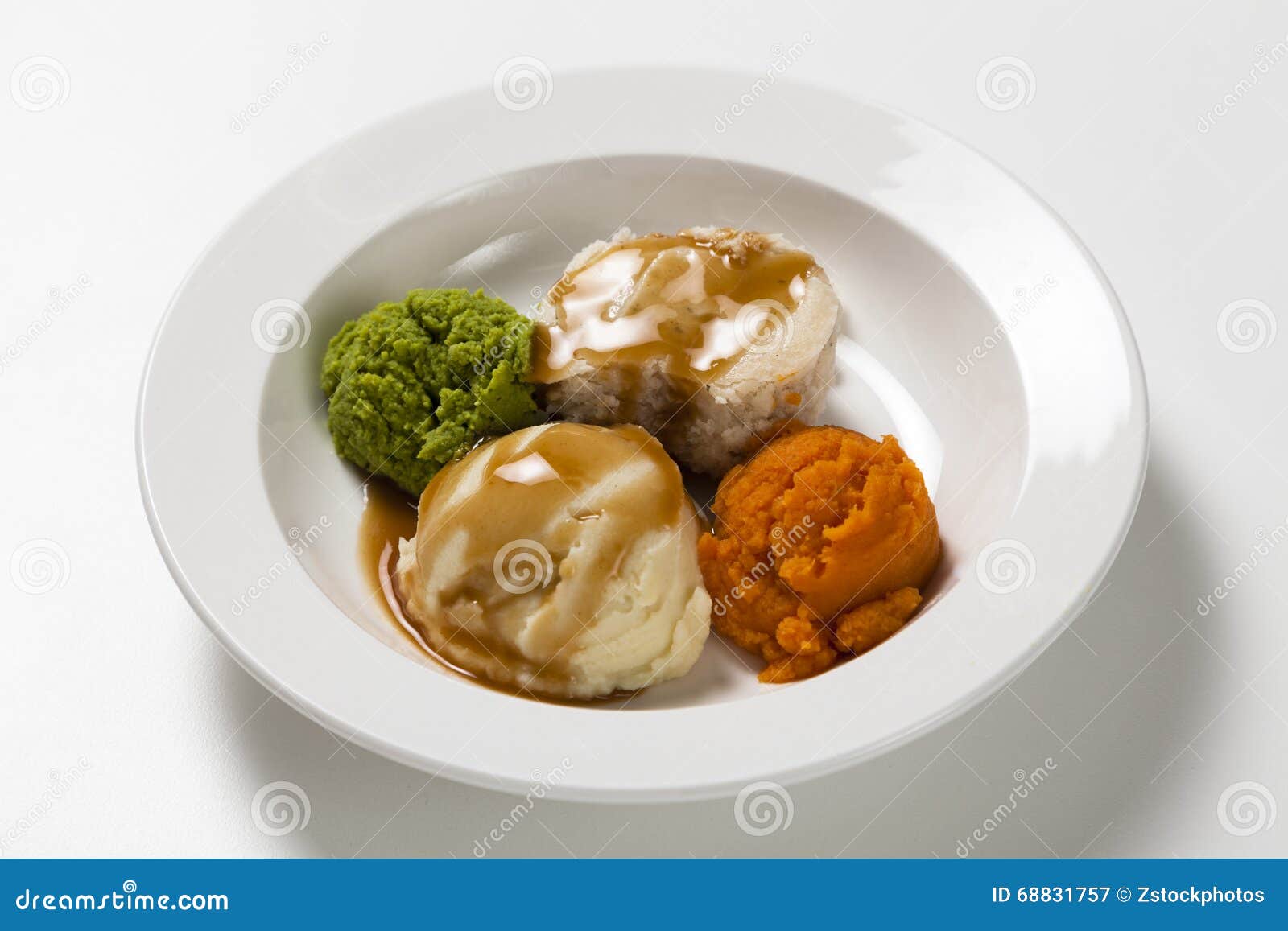 Smooth Pure Meal, Hospital Food. Stock Image - Image of moist, stroke ...
