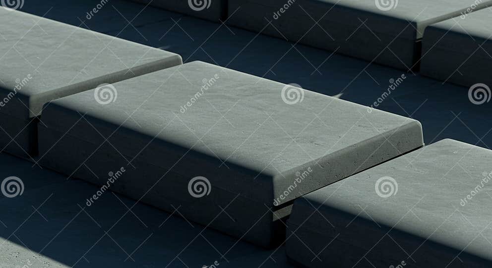 Smooth, Rectangular Stone Slabs Arranged in a Staggered Pattern. the ...