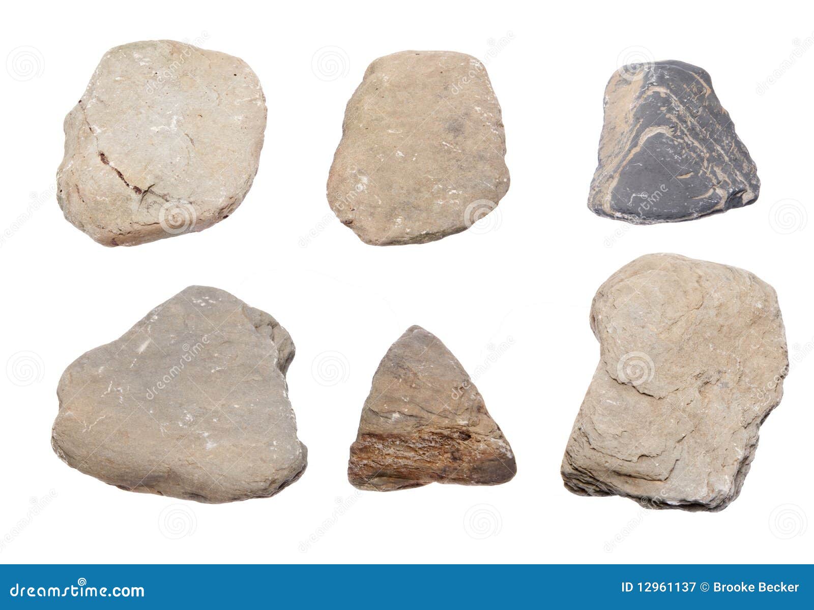 Smooth River Rocks stock image. Image of stone, smooth - 12961137