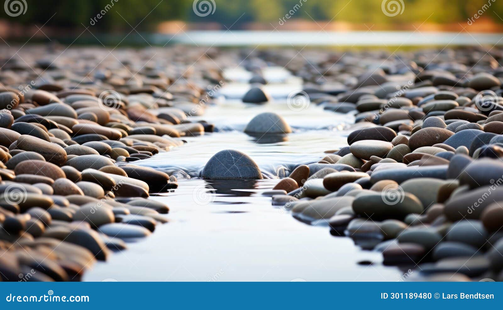 Smooth River Rocks Zen Layout - AI Generated Stock Illustration ...