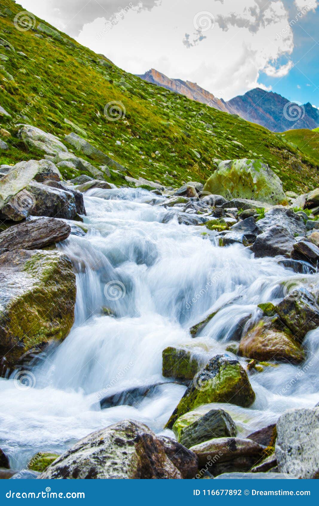 Smooth River in the valley stock photo. Image of natural - 116677892