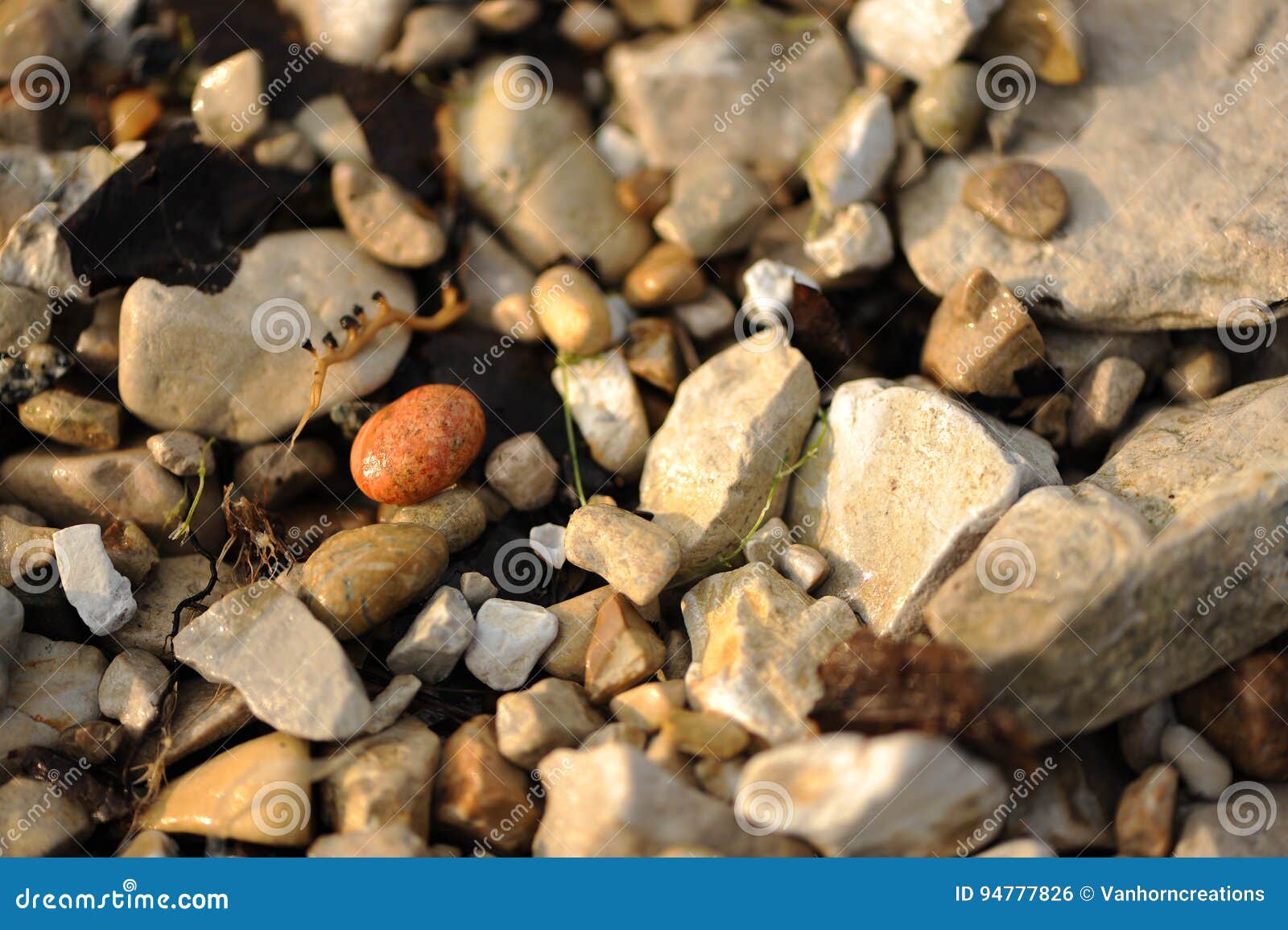 Smooth Rock among Rough Rocks Stock Photo - Image of outdoors, pebble ...