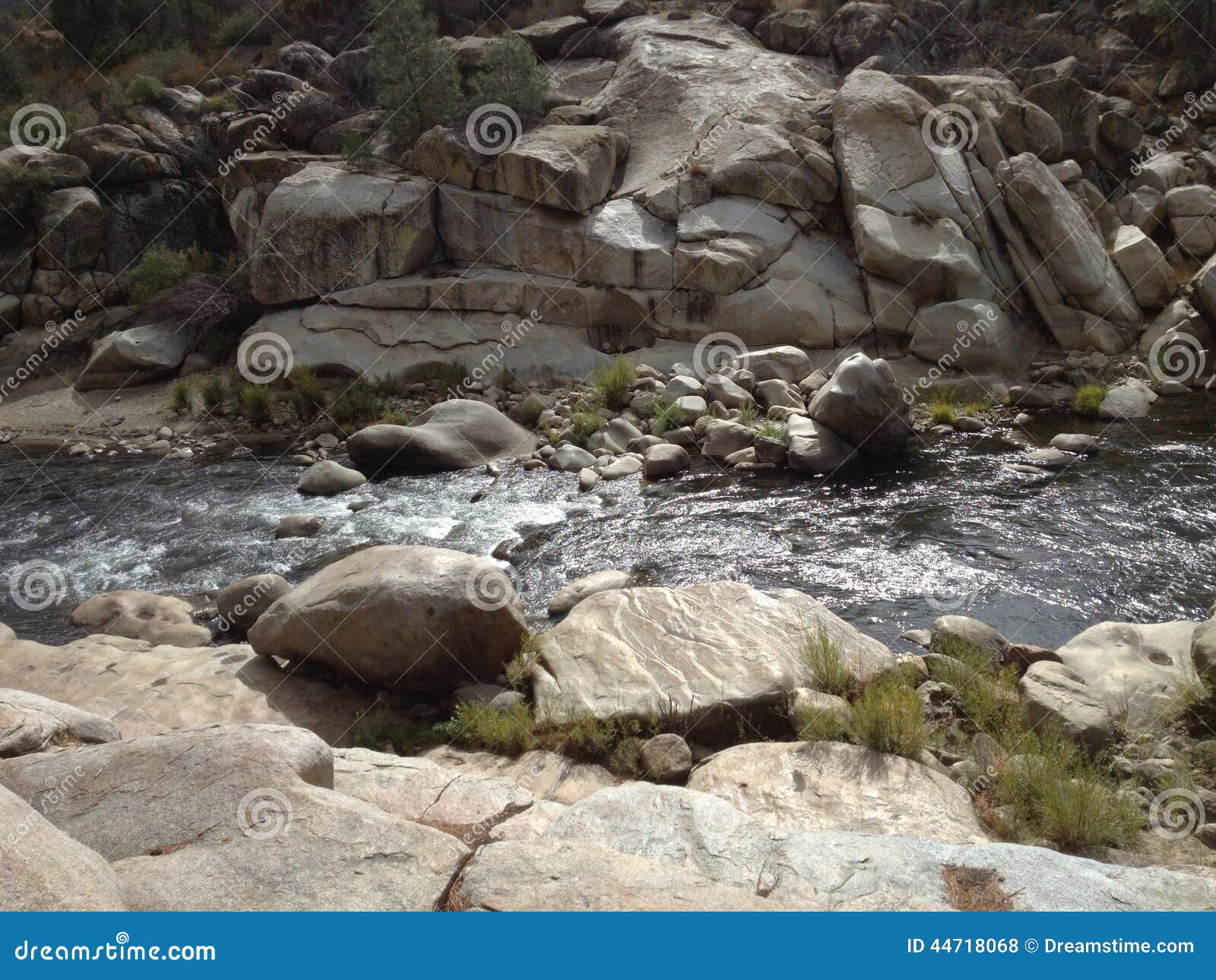 Smooth rock stream stock photo. Image of worn, smooth - 44718068