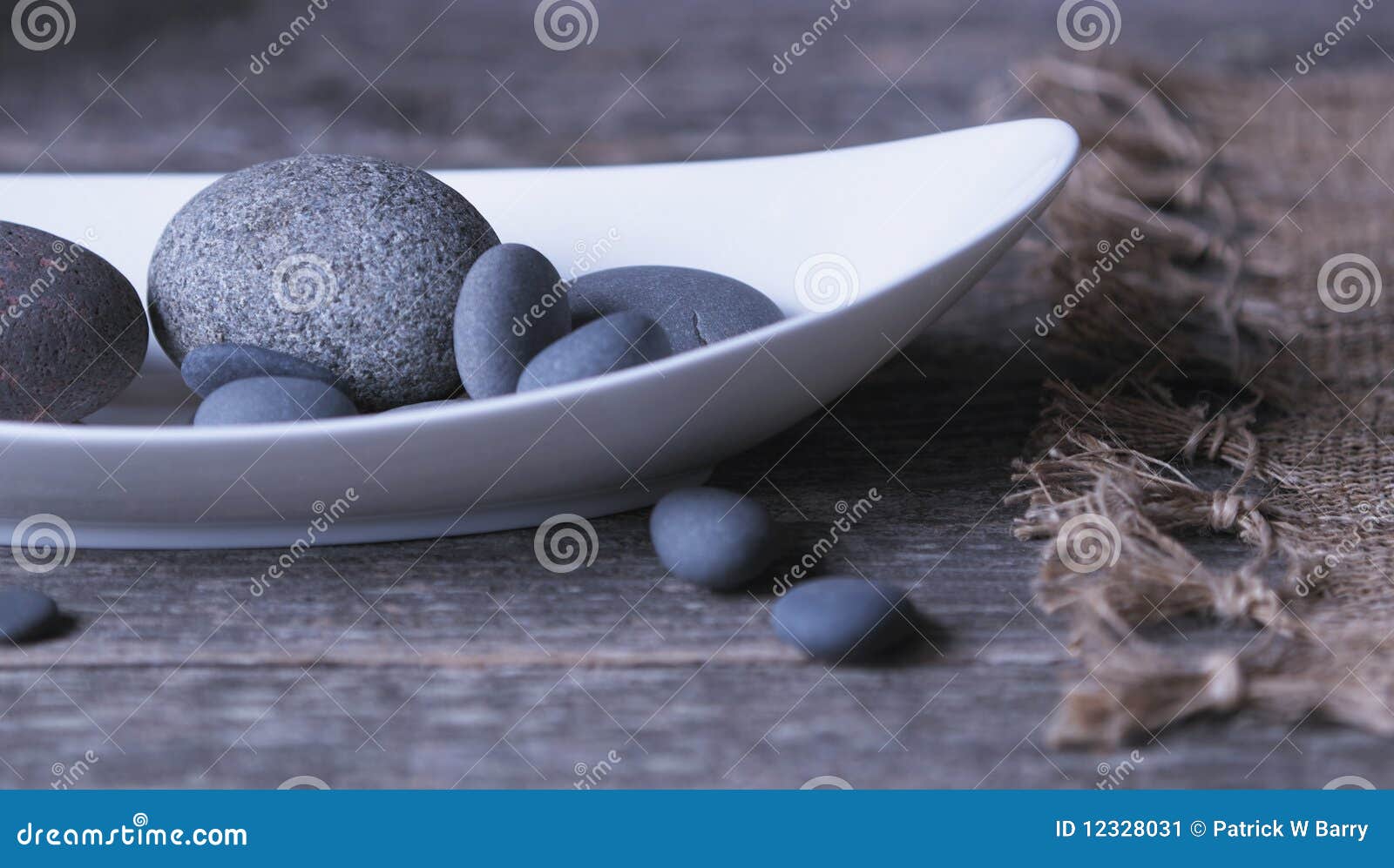 Smooth rocks in long dish stock image. Image of dish - 12328031